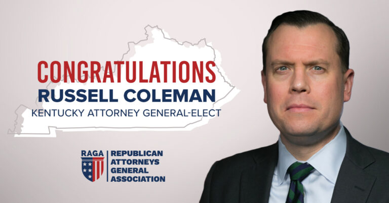 RAGA Congratulates AG-Elect Russell Coleman On Election Victory ...